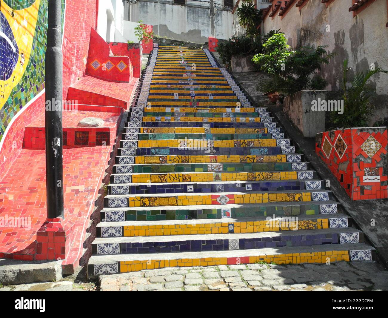Escalera Selaron in Rio de Janeiro Stock Photo - Alamy