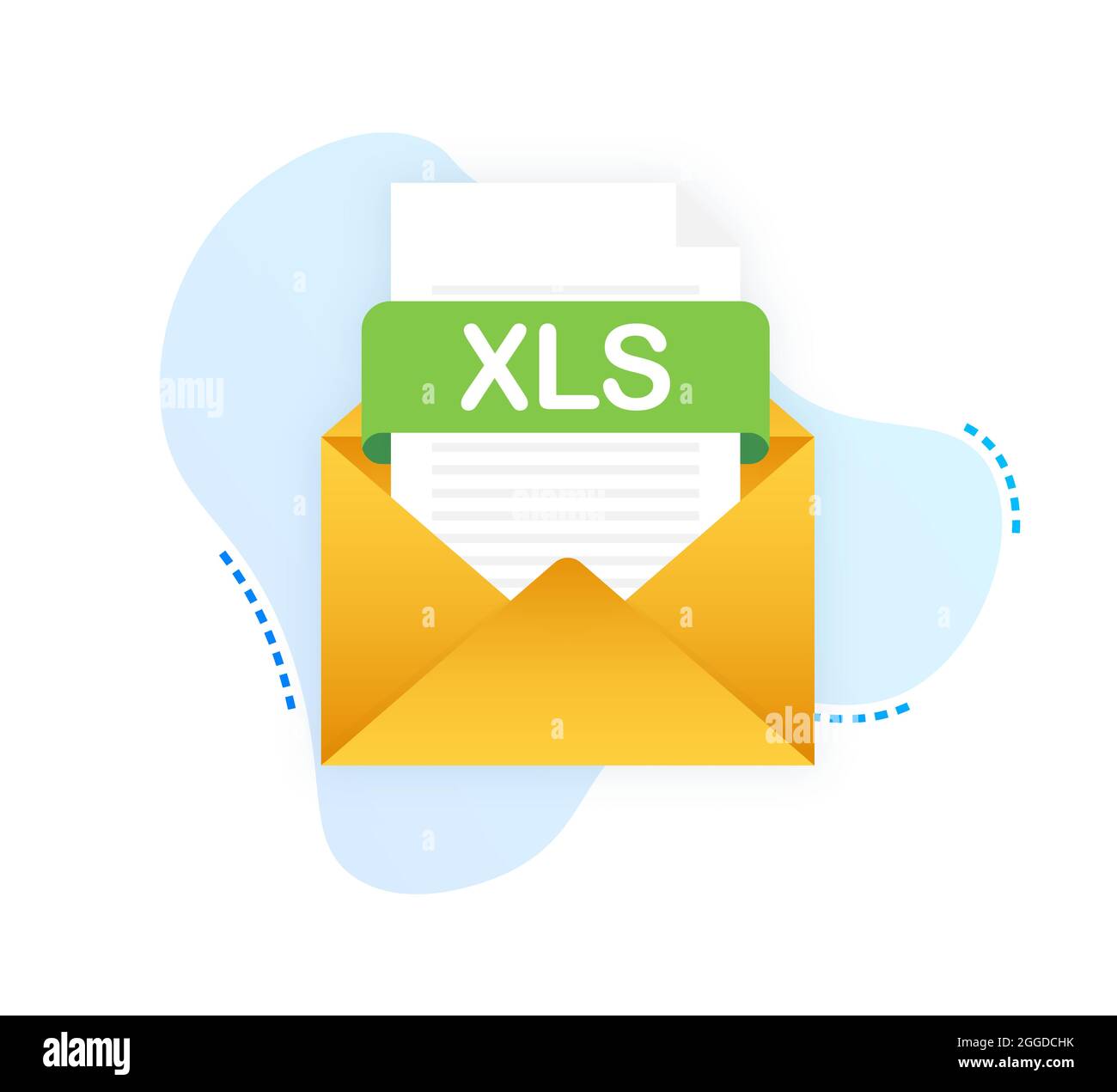 Download XLS button on laptop screen. Downloading document concept ...