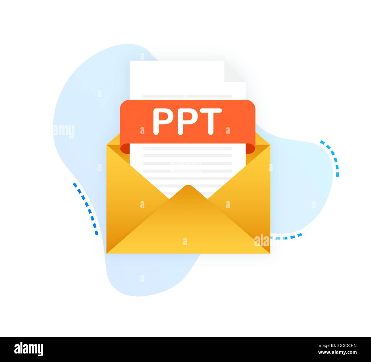 Download PPT button. Downloading document concept. File with PPT label ...