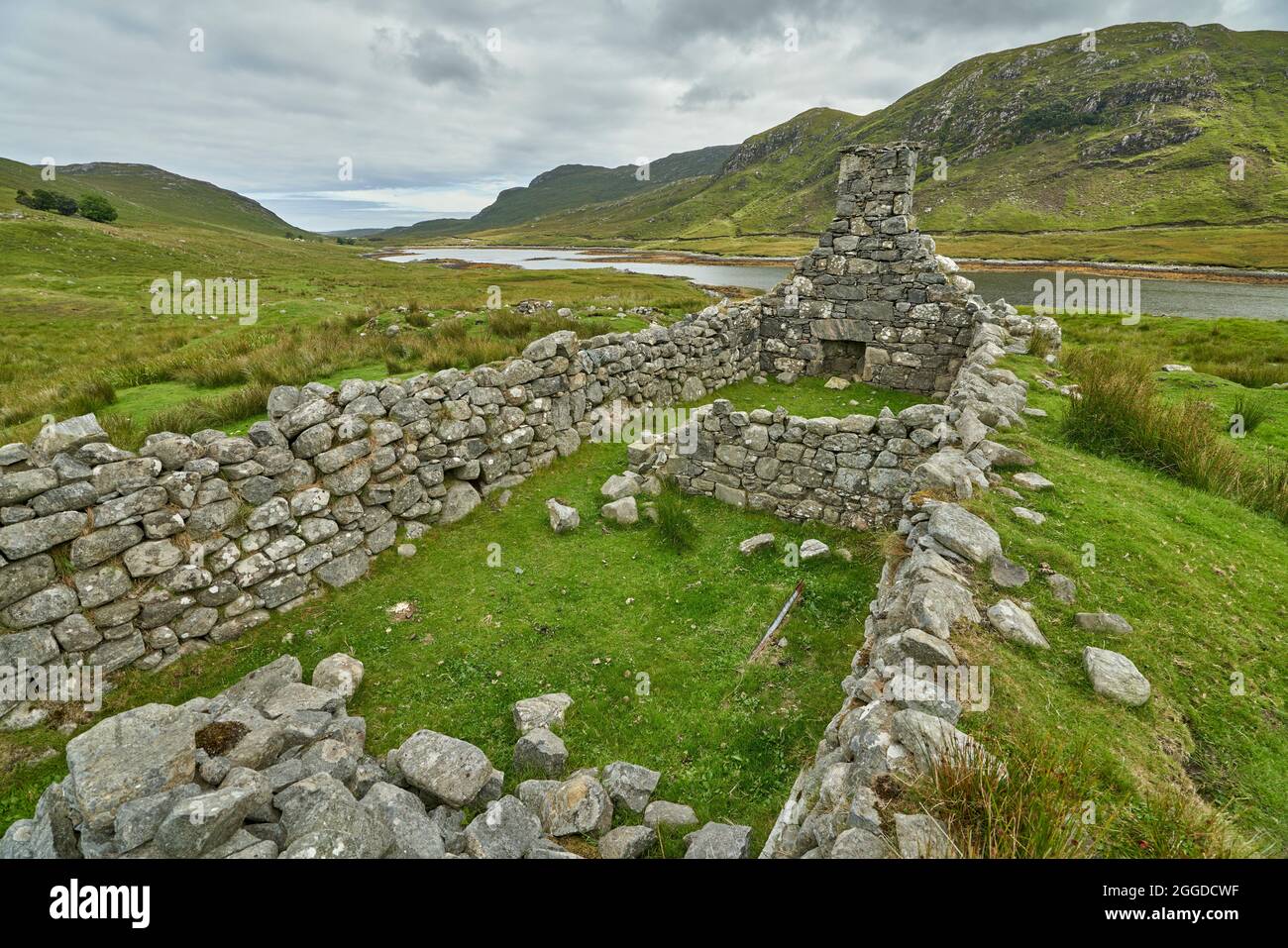 Remains of various buildings surrounding and incorporating Seaforth ...