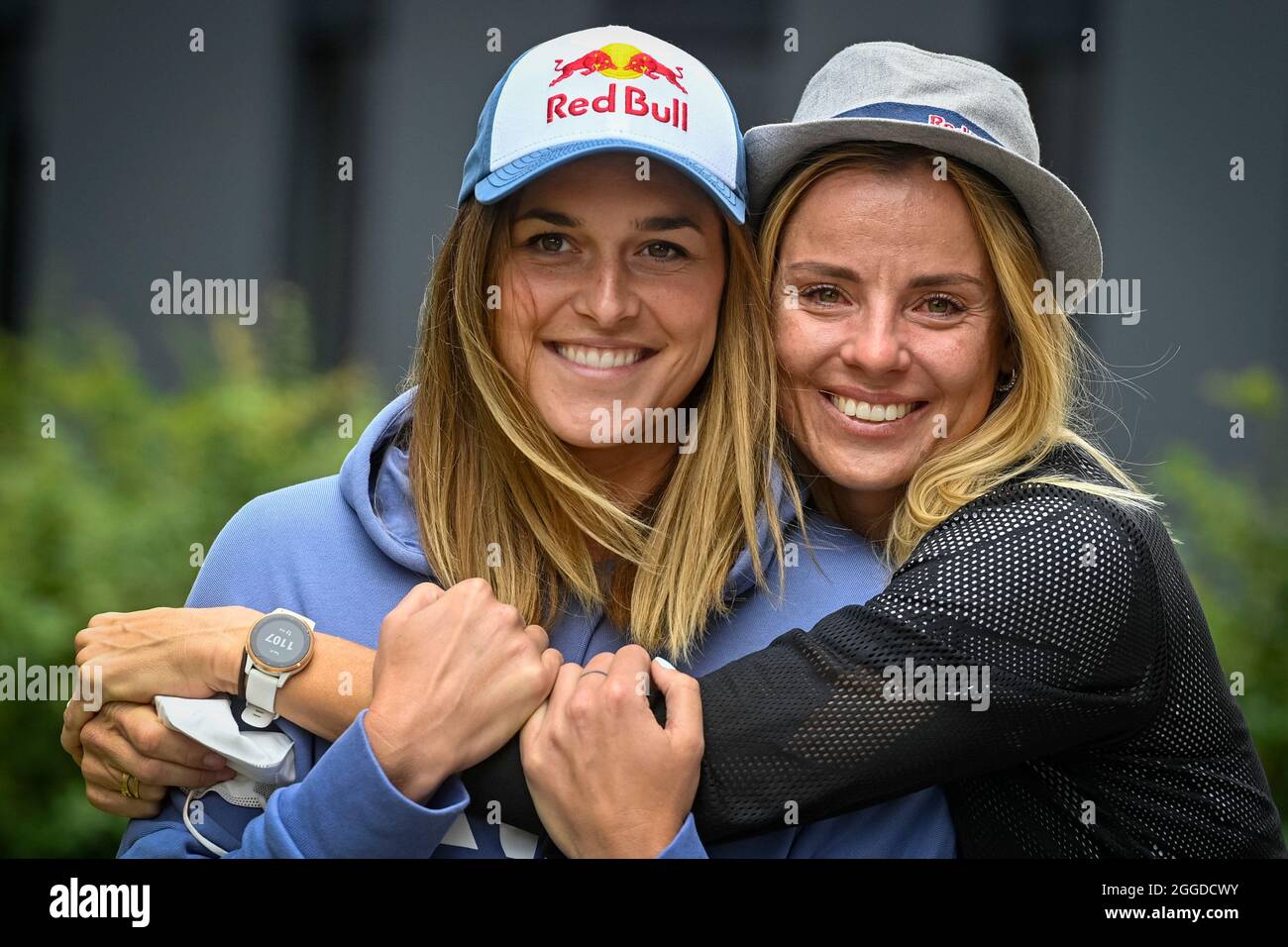Czech beach volleyball players L-R Barbora Hermannova and Marketa ...