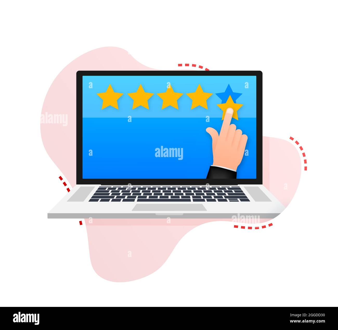 Customer review, Usability Evaluation, Feedback, Rating system isometric concept. Vector ...