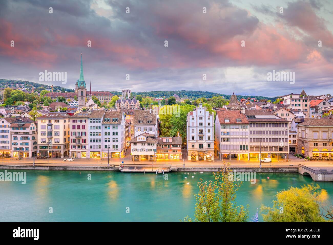 Historic city center of zurich hi-res stock photography and images - Alamy