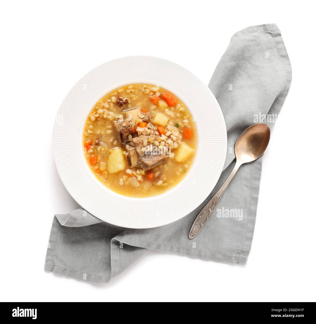 Barley flat lay Cut Out Stock Images & Pictures - Alamy