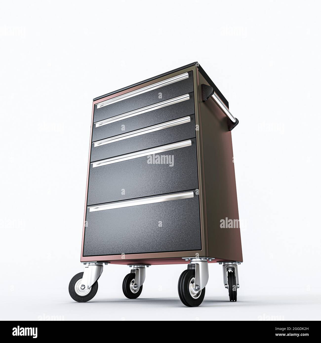 tool trolley isolated on white background 3d illustration Stock Photo ...