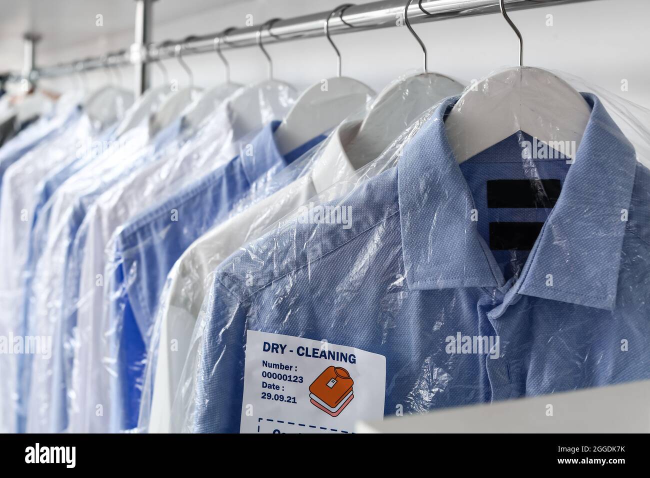 Interior modern dry cleaners hi-res stock photography and images - Alamy