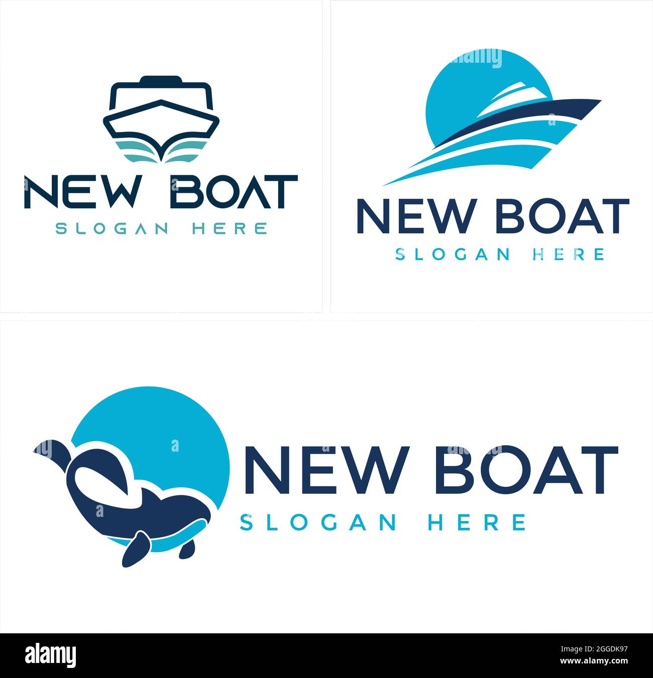 Dolphin logo hi-res stock photography and images - Alamy