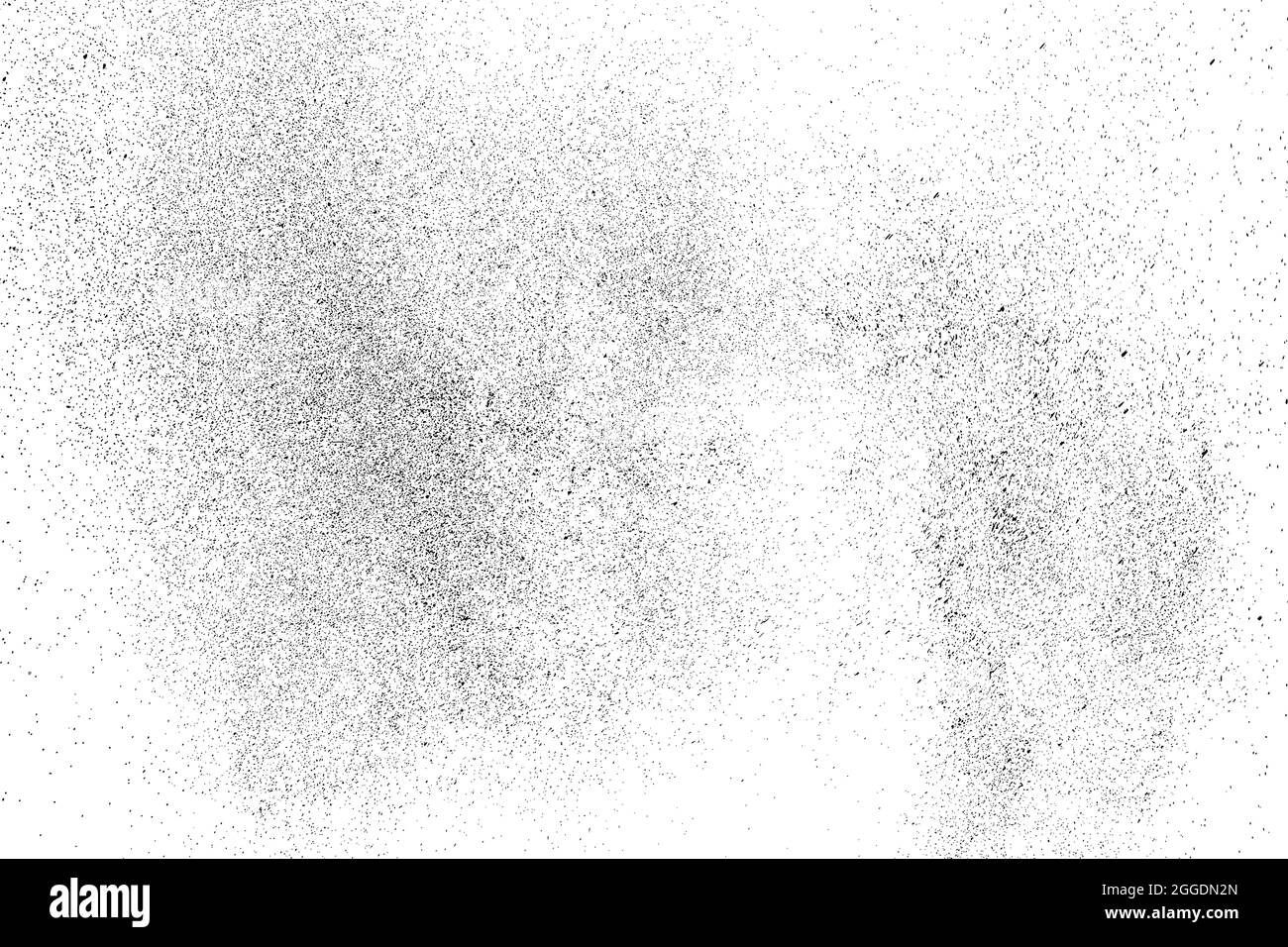 Distressed black texture. Dark grainy texture on white background. Dust ...