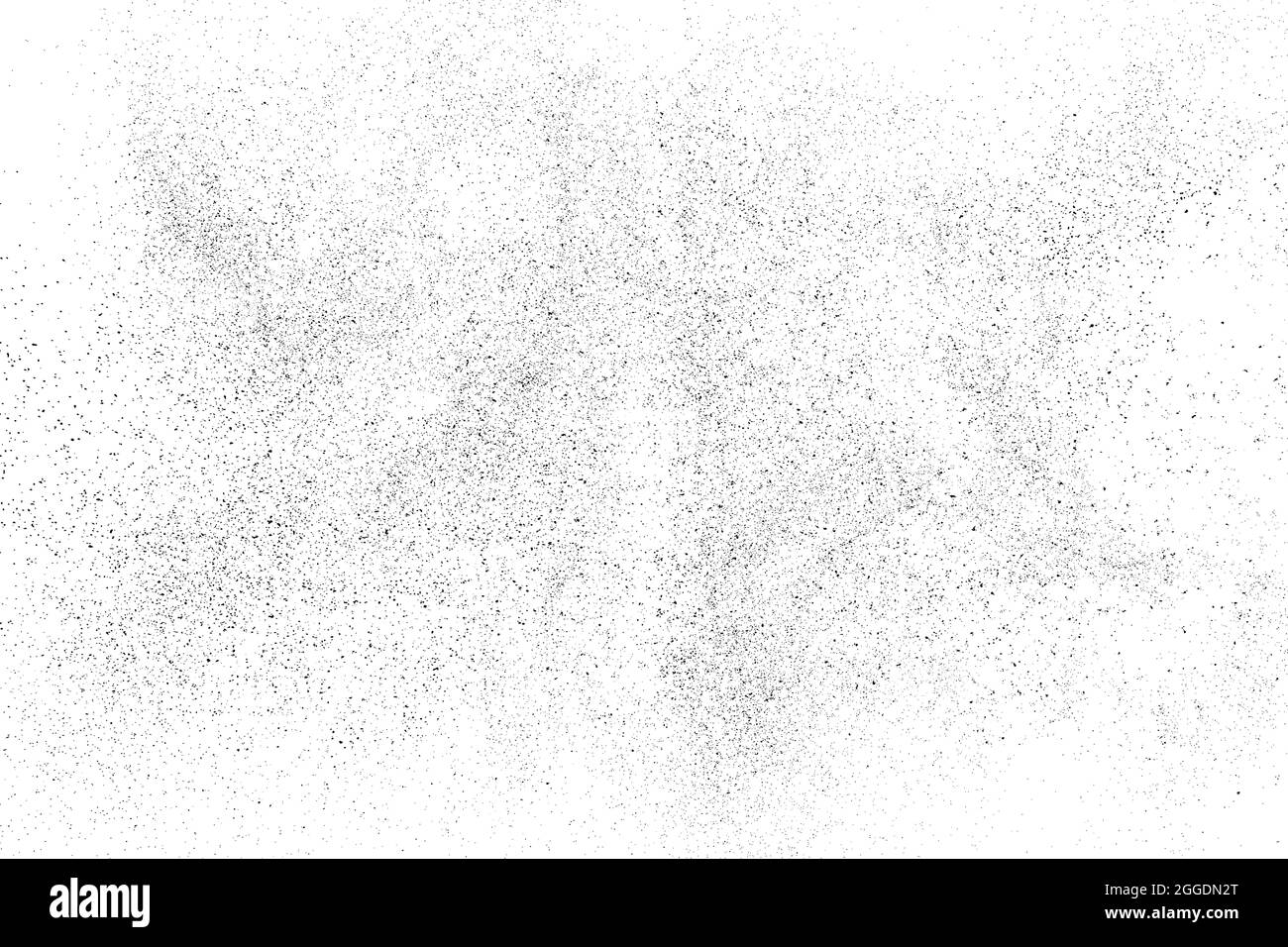Distressed black texture. Dark grainy texture on white background. Dust ...