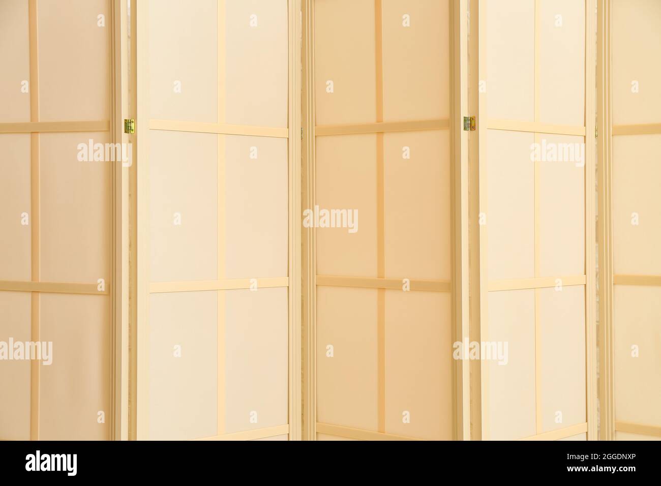 Stylish folding screen as background, closeup Stock Photo - Alamy
