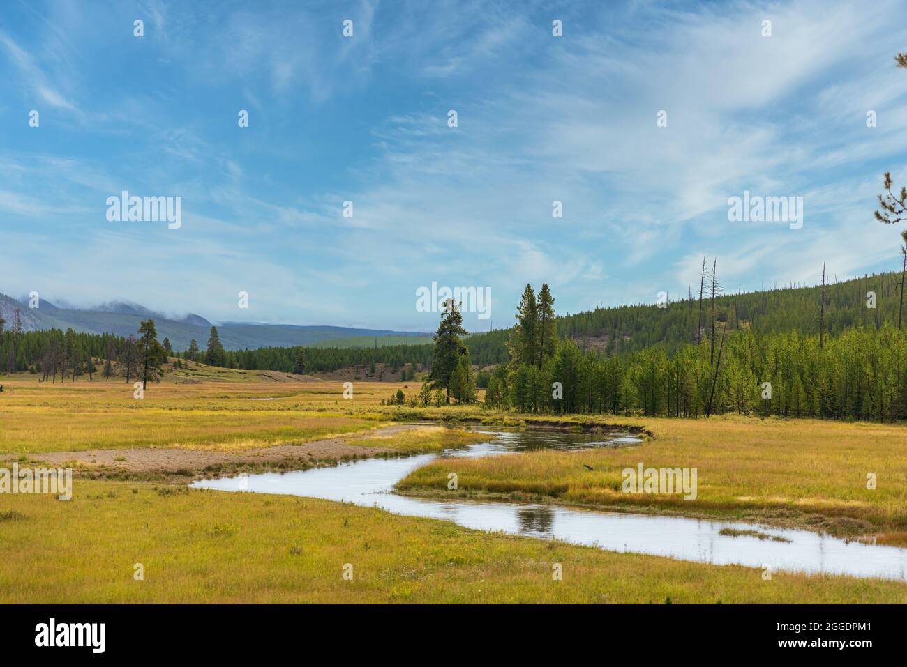 Curve in yellowstone river hi-res stock photography and images - Alamy