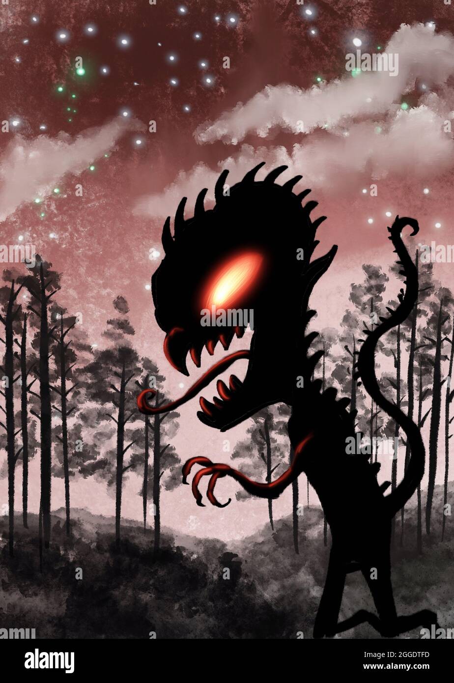 Chupacabra art hi-res stock photography and images - Alamy