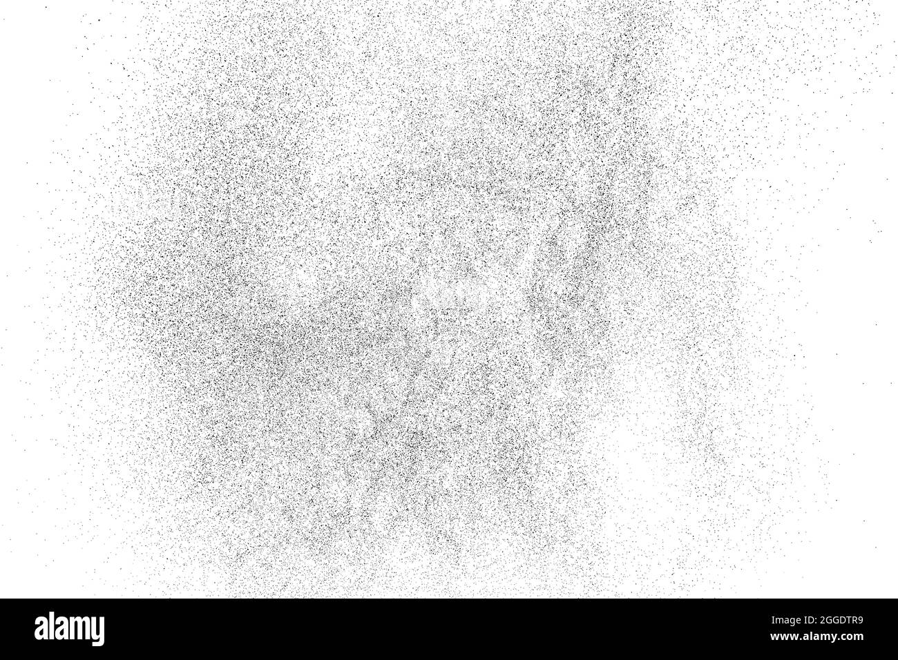Distressed black texture. Dark grainy texture on white background. Dust ...