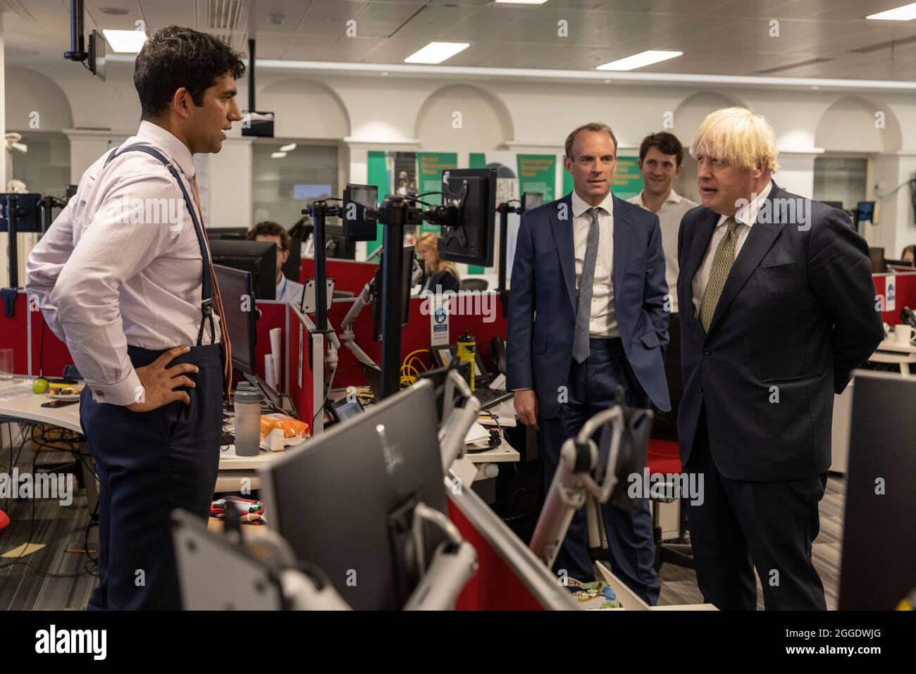 UK Prime Minister Boris Johnson and Secretary of State Foreign ...