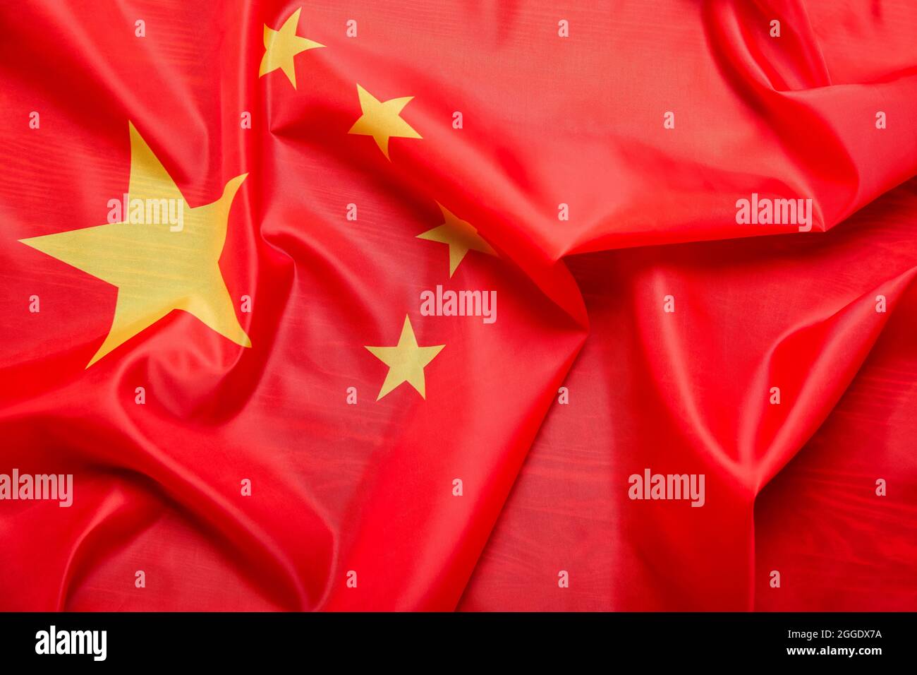 Flag of China as background Stock Photo - Alamy