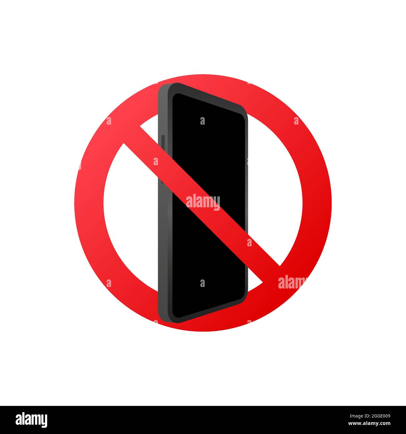 No phone. Telephone symbol. Isolated vector illustration Stock Vector ...