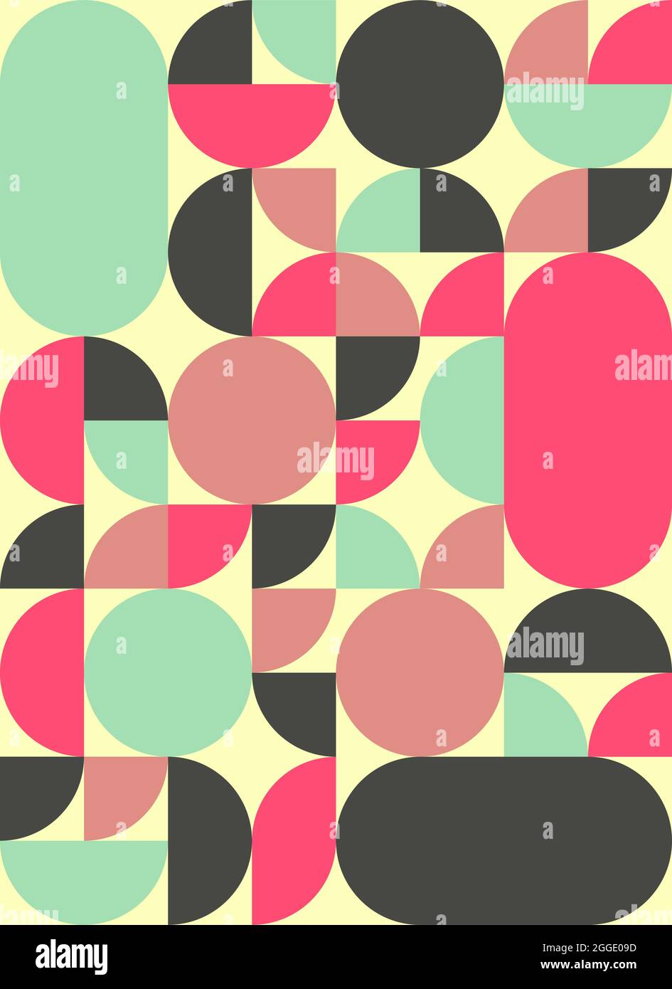 Background abstract geometric flat design style Stock Vector Image ...