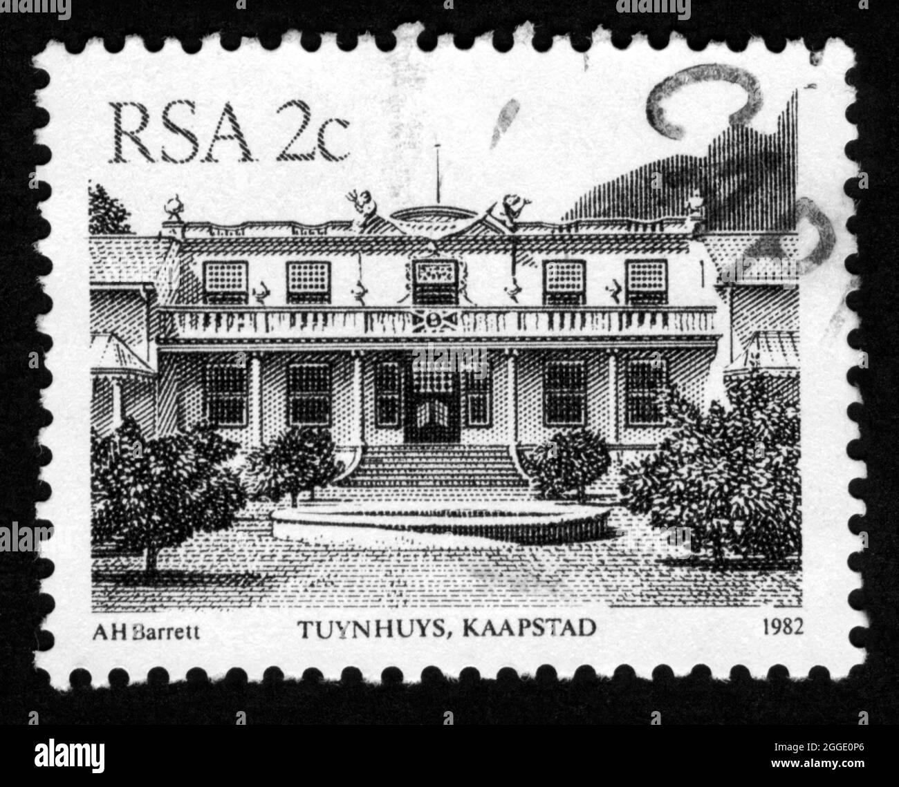 South africa stamp Black and White Stock Photos & Images - Alamy