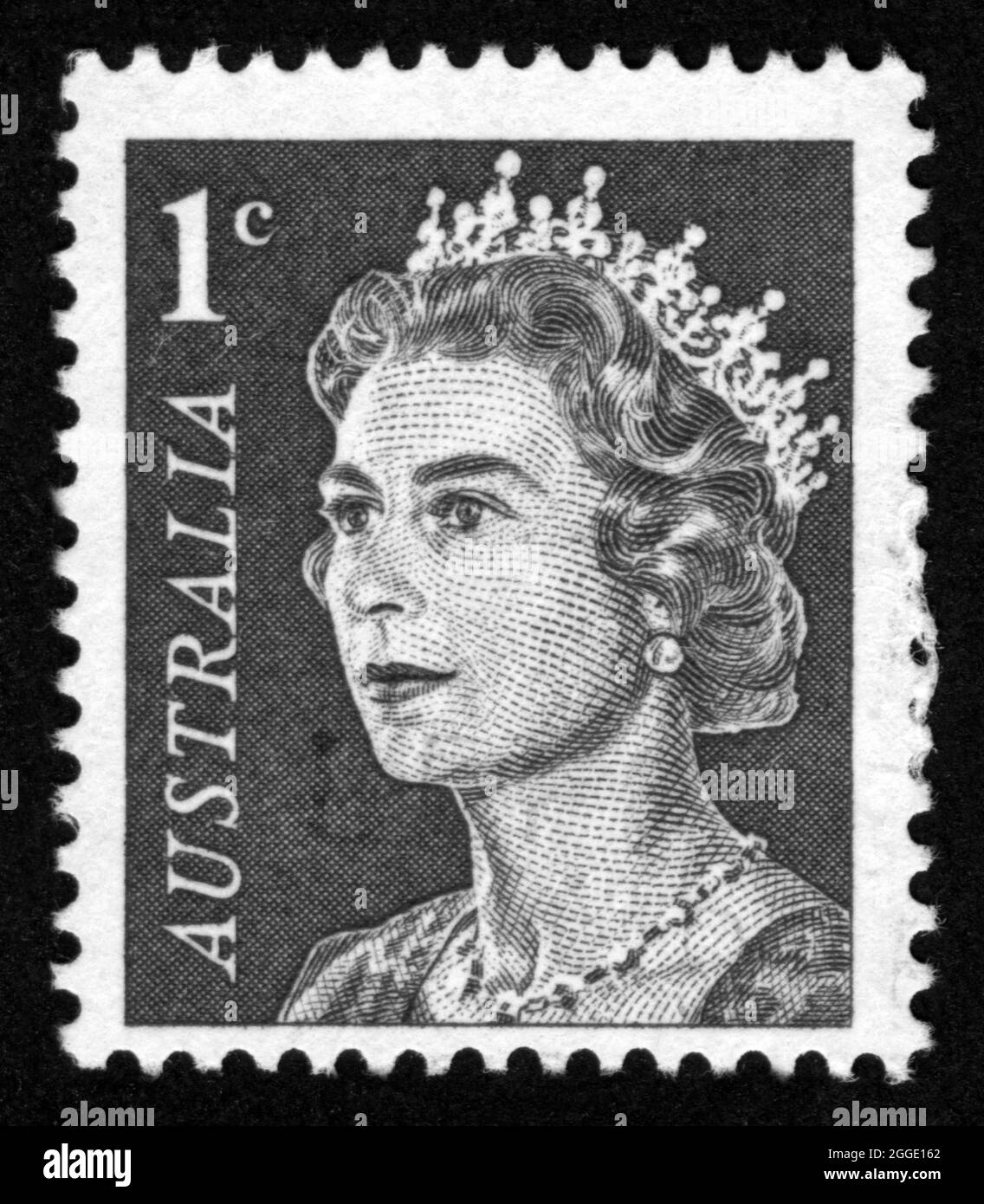 Elizabeth ii stamp Black and White Stock Photos & Images - Alamy
