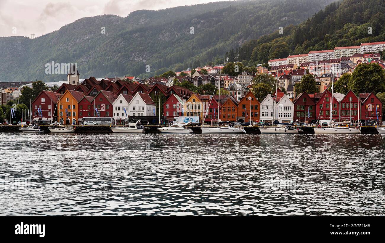 Historic hanseatic quarter bryggen hi-res stock photography and images ...