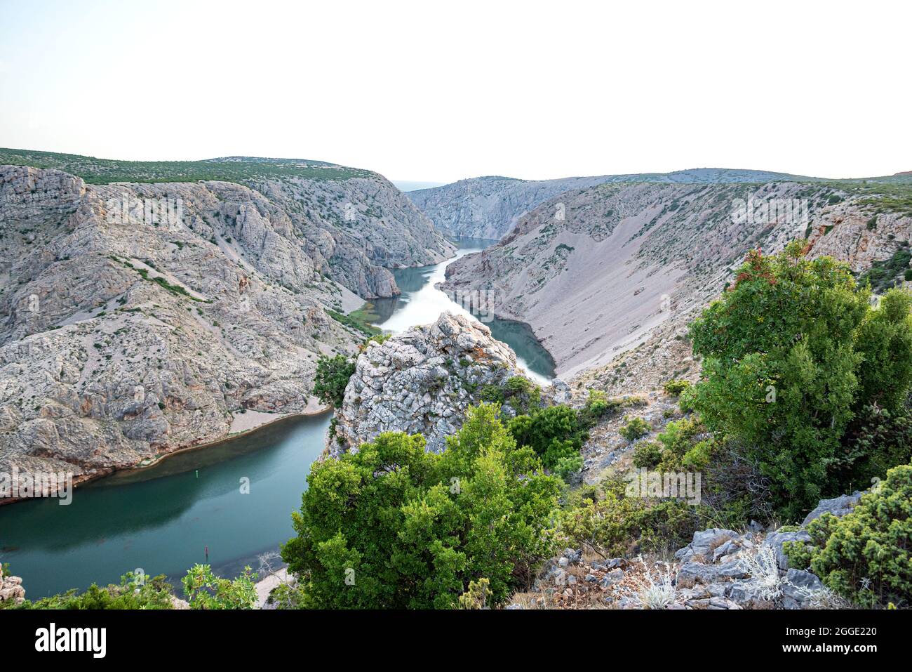 View of the canyon of the Zrmanja River Stock Photo - Alamy