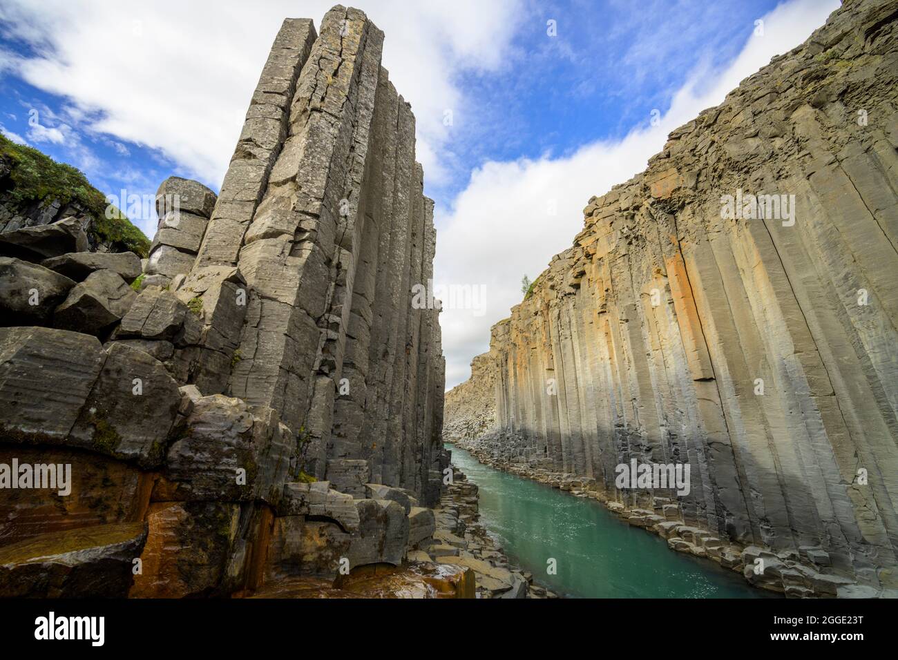 Stuolagil canyon iceland hi-res stock photography and images - Alamy