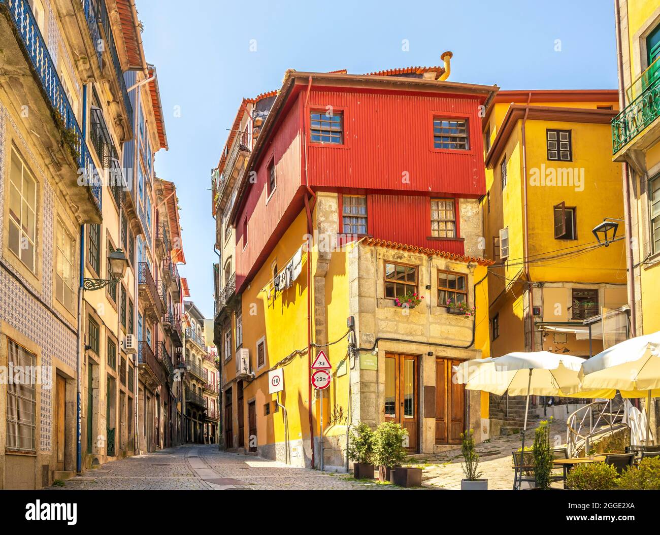 Charming traditional colorful houses on the historic embankment of ...