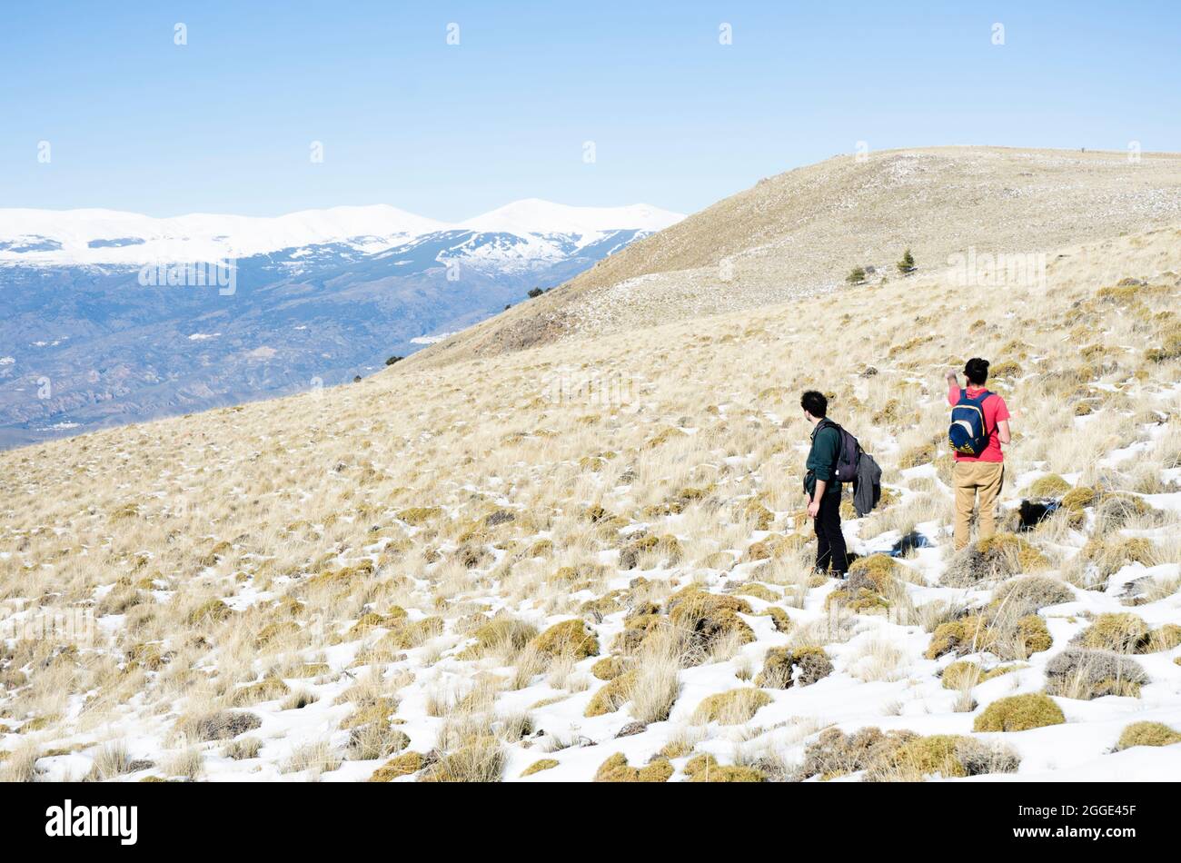 Two men climbing hi-res stock photography and images - Alamy