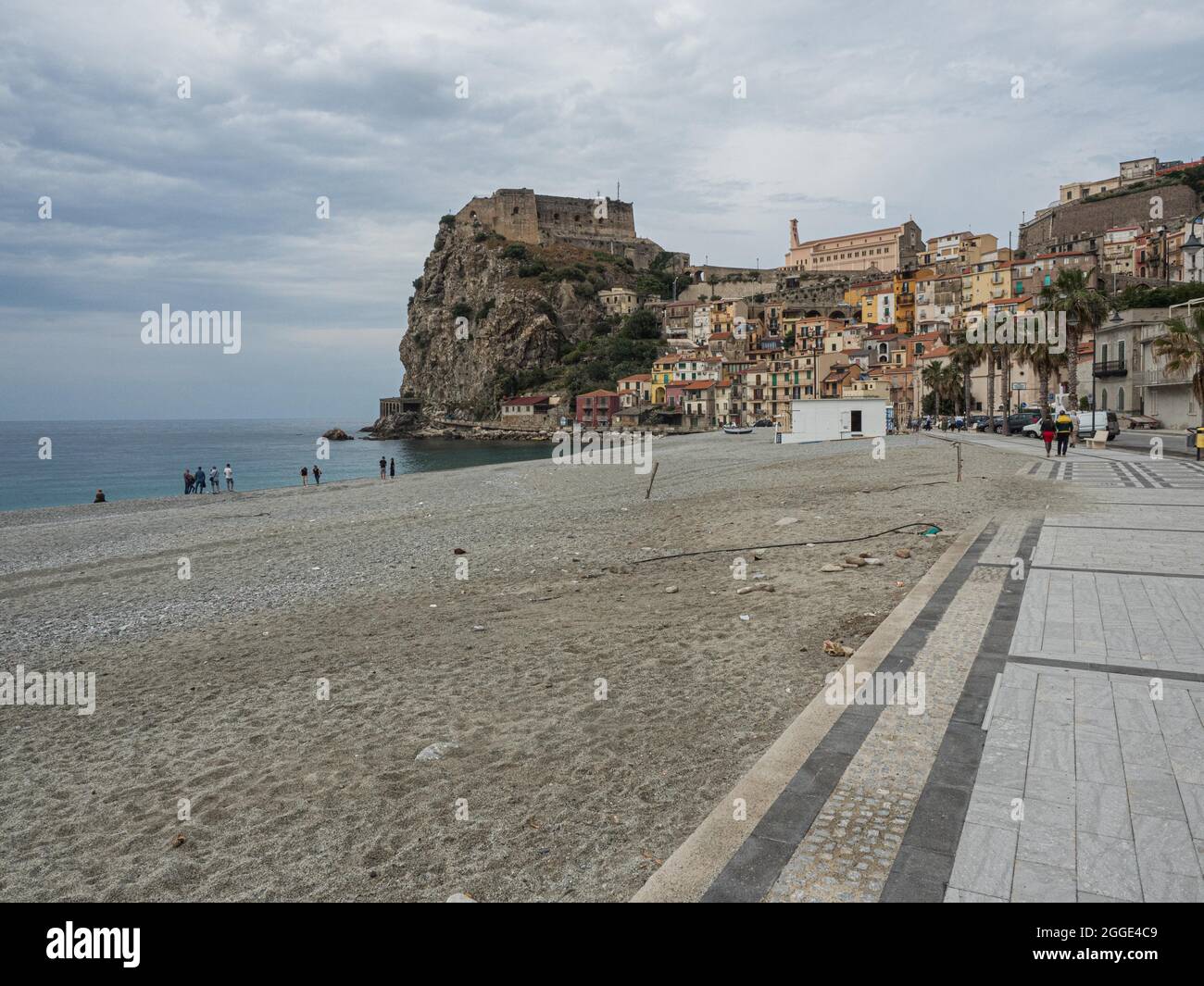 Beach, Ruffo Castle, Cathedral, Scillla, Tyrrhenian Coast, Calabria ...