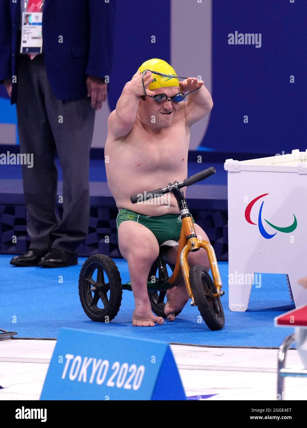 Australia's Grant Patterson ahead of the Men's 50m Breaststroke - SB2 ...