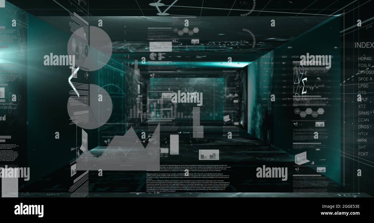Mathematical Equations Floating Against Statistical Data Processing