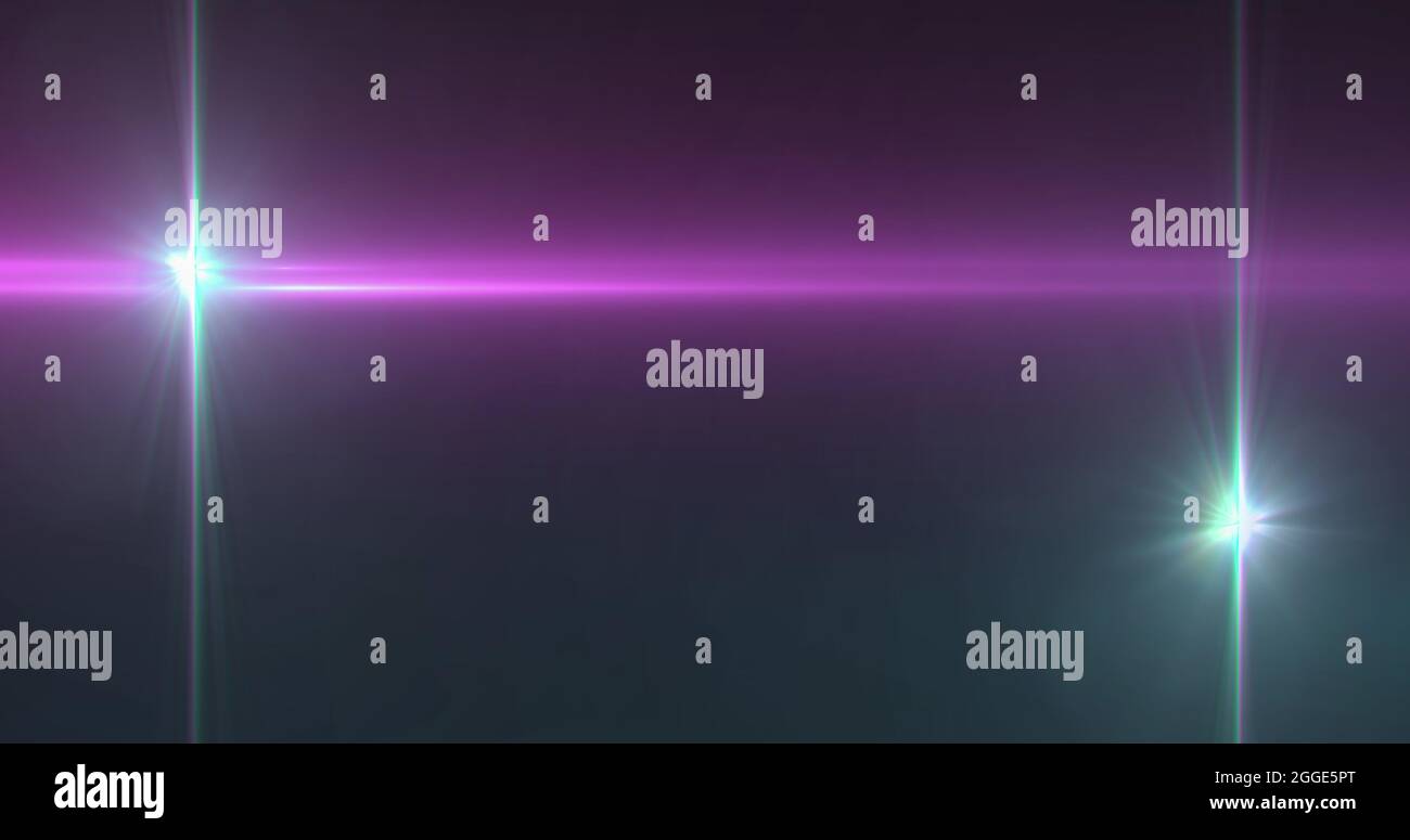 Two spots of light against black background Stock Photo - Alamy