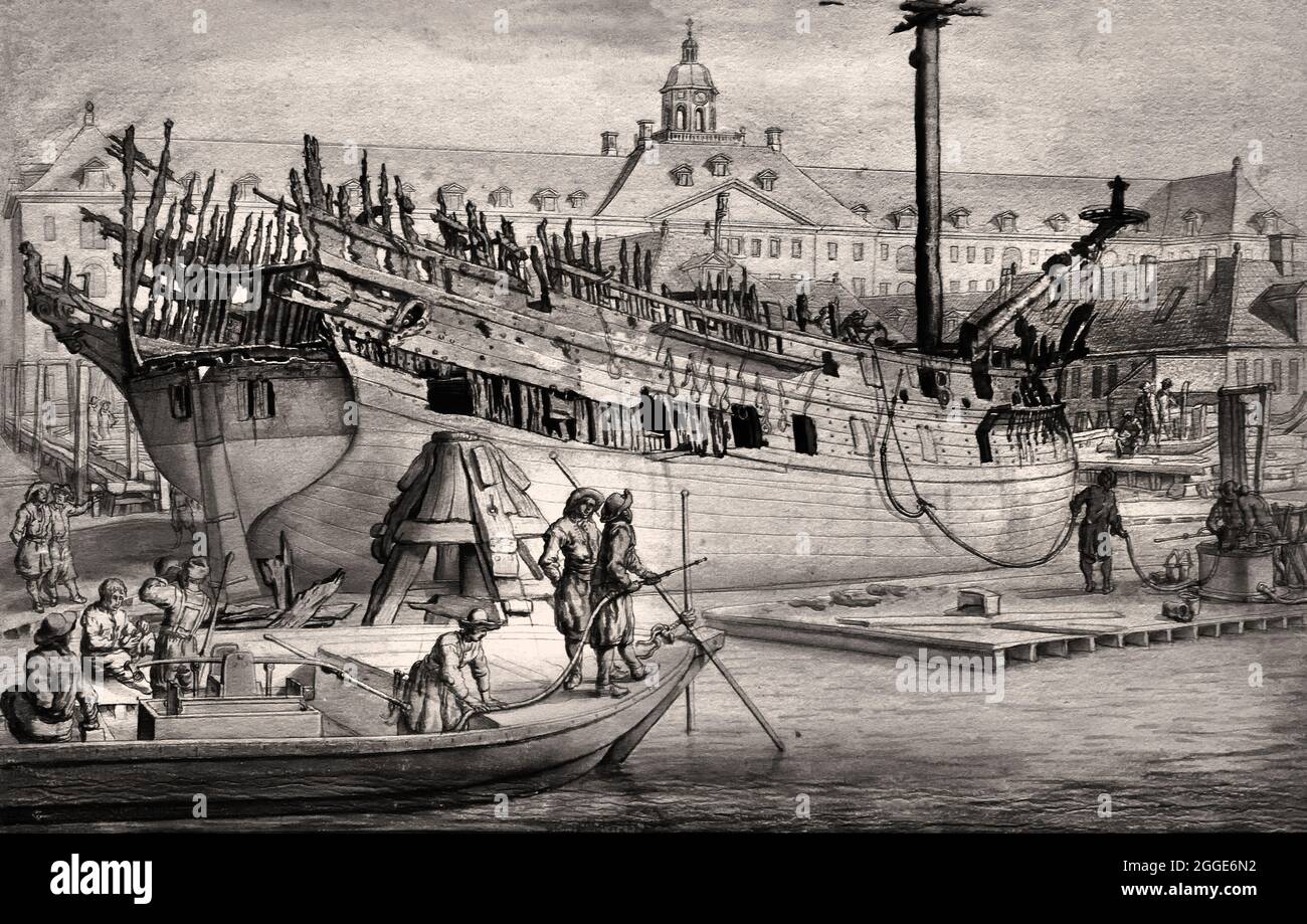 Ship of the dutch east india company hi-res stock photography and ...