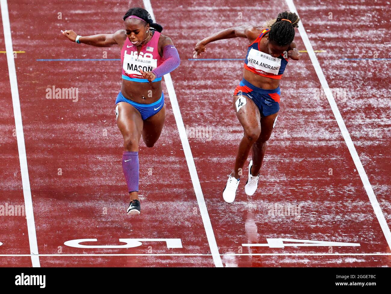 Tokyo, Japan. 31st Aug, 2021. Paralympics: Athletics, women's 100 ...