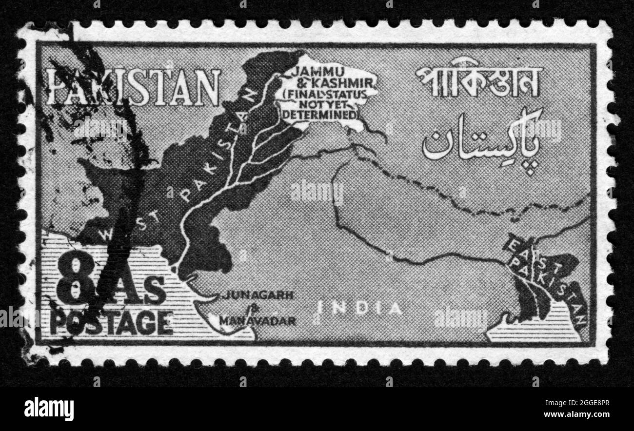 Pakistan Stamp Map High Resolution Stock Photography and Images - Alamy