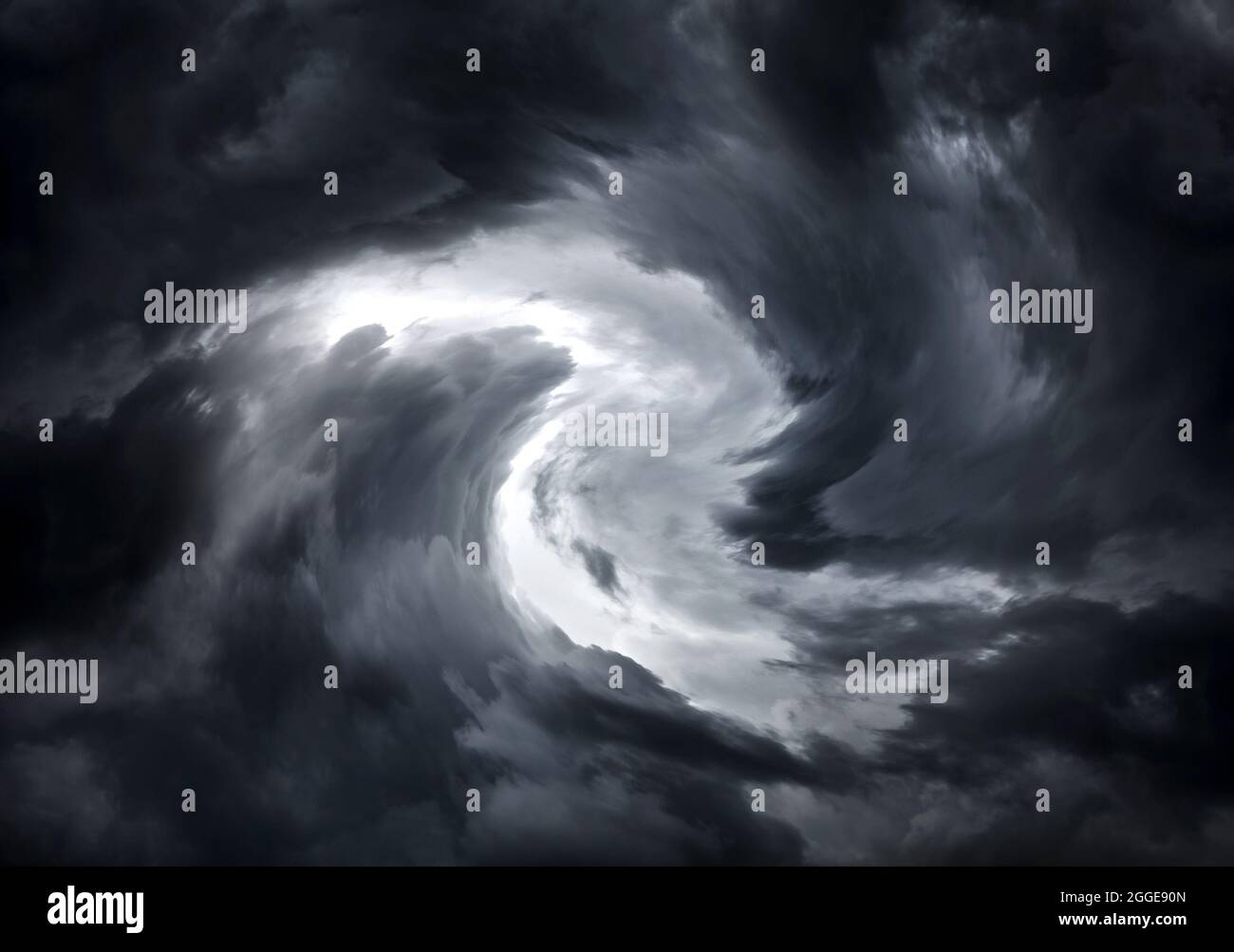 Cumulus clouds swirl in sky hi-res stock photography and images - Alamy