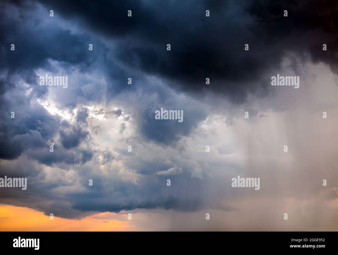 Severe Rain and Dark and Dramatic Storm Clouds Stock Photo - Alamy