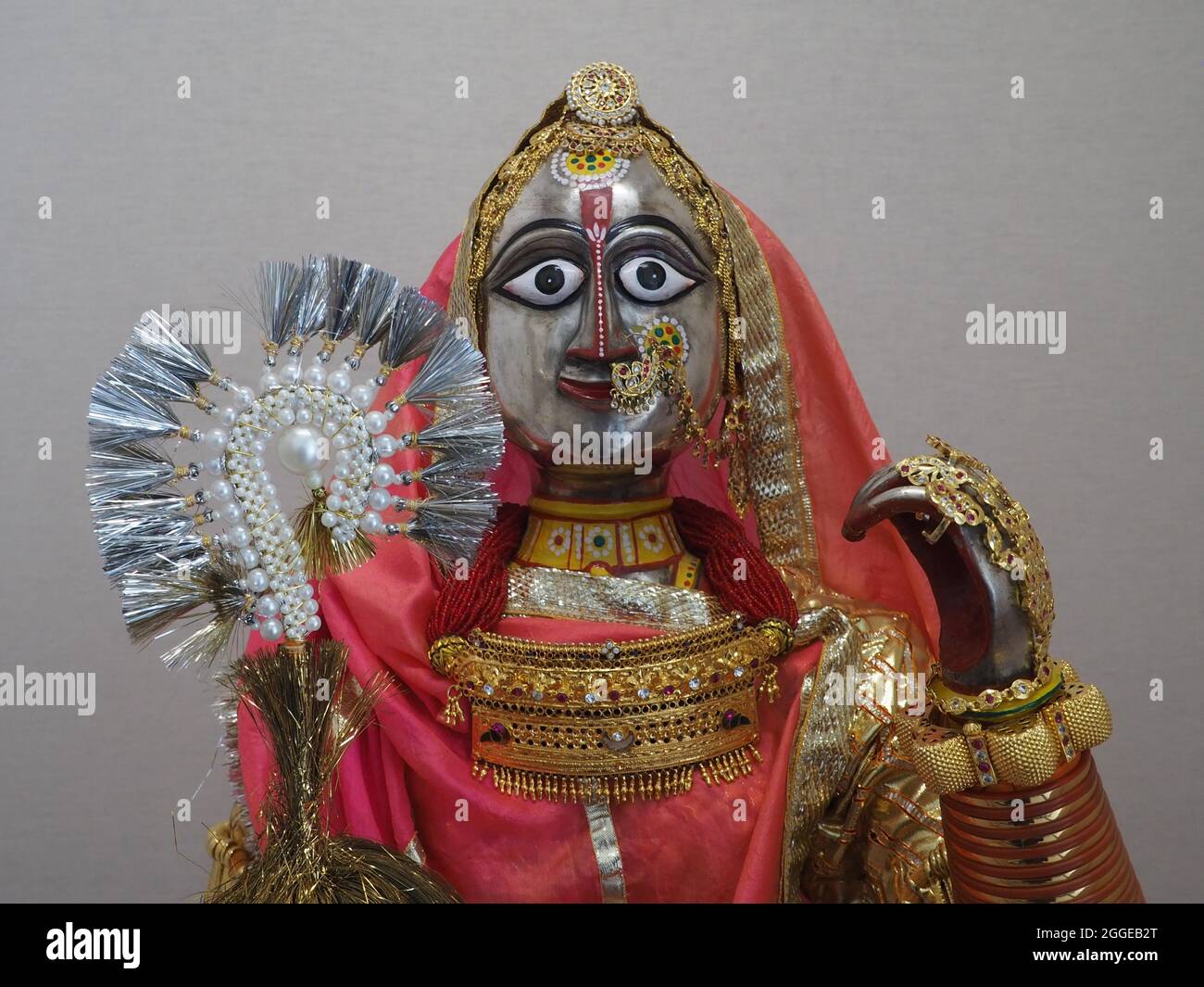 Depiction of the deity Gangaur, Mehrangarh Fort, Rajasthan, India Stock ...