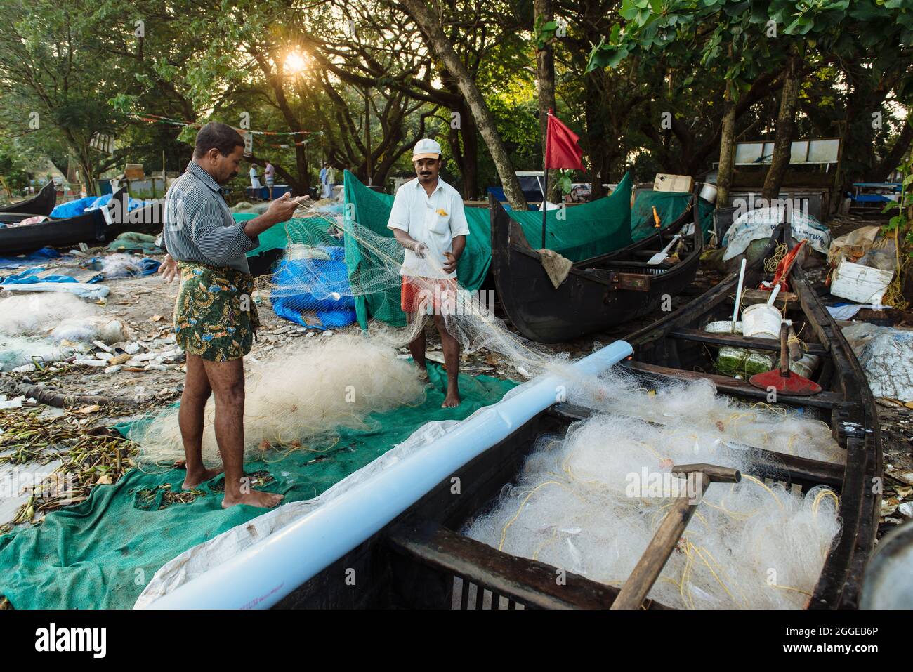 Kerala backwater fish hi-res stock photography and images - Alamy
