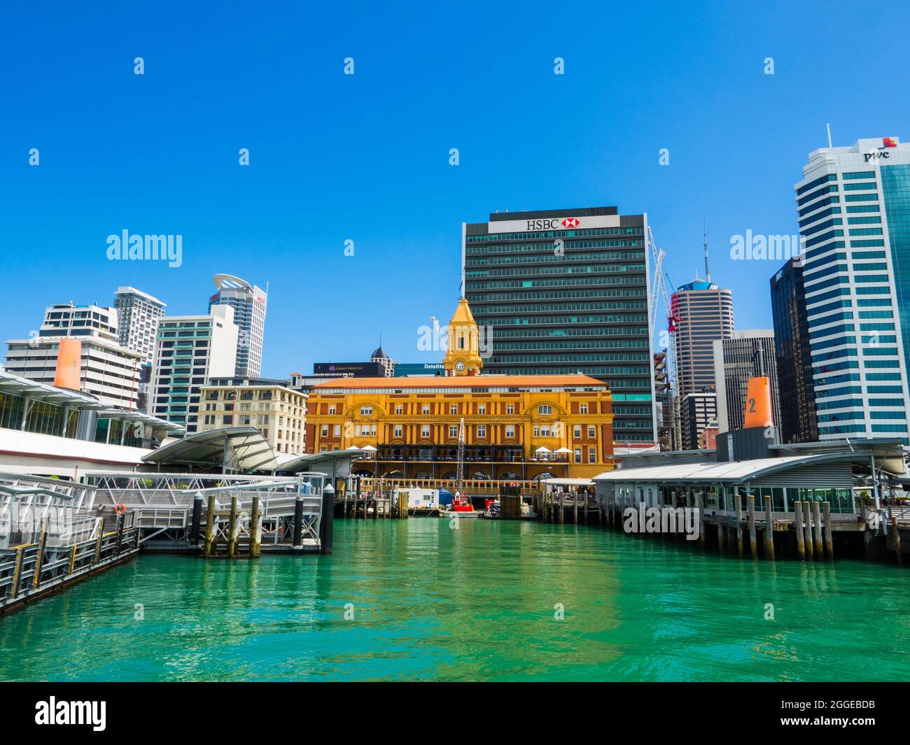 The Ferry Building, Auckland Ferry Terminal, Auckland Region, North ...