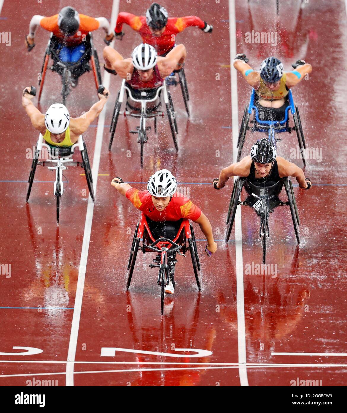 Tokio, Japan. 31st Aug, 2021. Paralympics: Athletics, women's 1500 ...