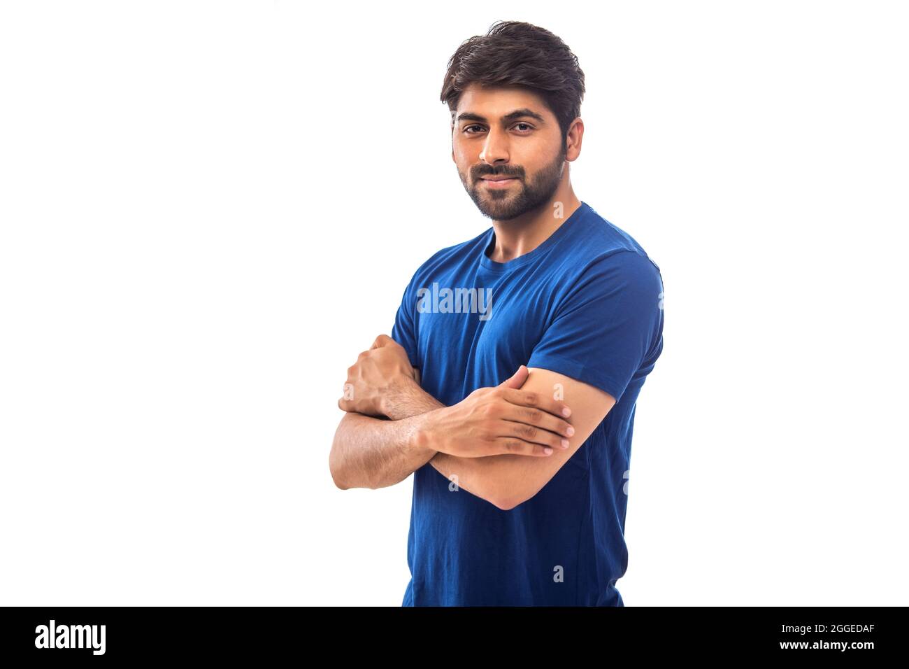 Indian man standing confidently hi-res stock photography and images - Alamy