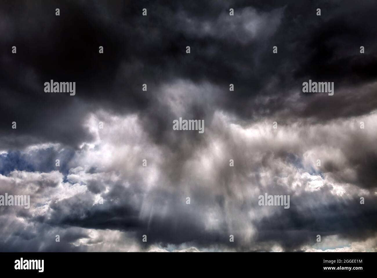 Severe Rain and Dark and Dramatic Storm Clouds Stock Photo - Alamy