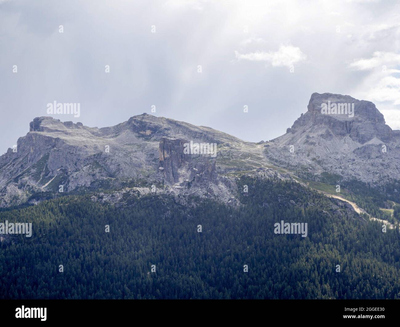 dolomites mountains panorama landscape from tofane Stock Photo - Alamy
