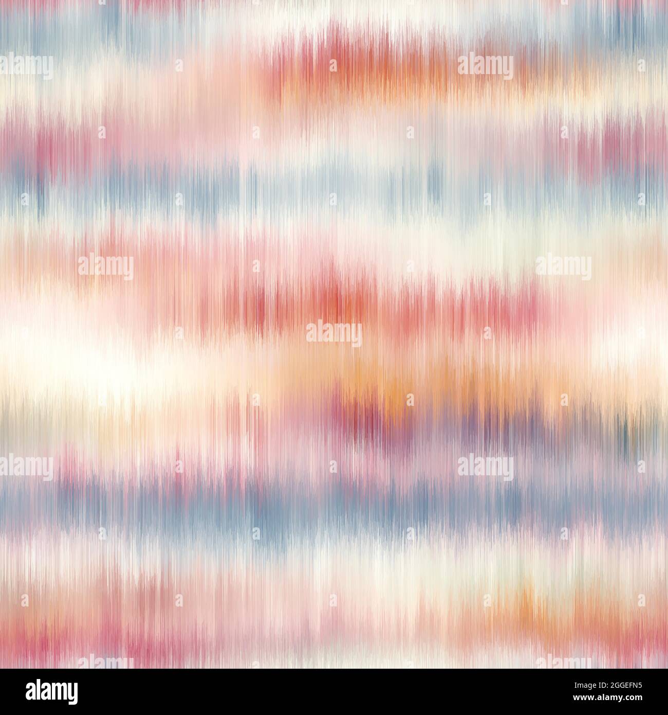 Seamless vector tie dye multicolor bleeding stripe pattern for surface ...