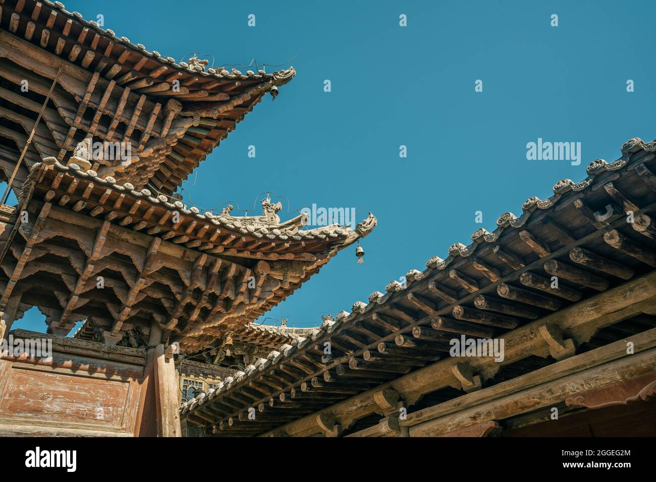 Detail view of a traditional Chinese architecture Stock Photo - Alamy