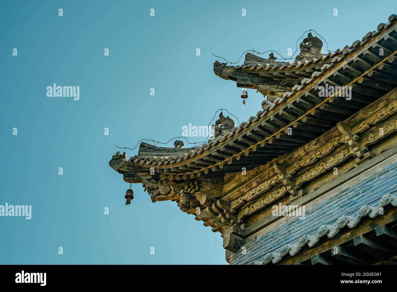 Detail view of a traditional Chinese architecture Stock Photo - Alamy