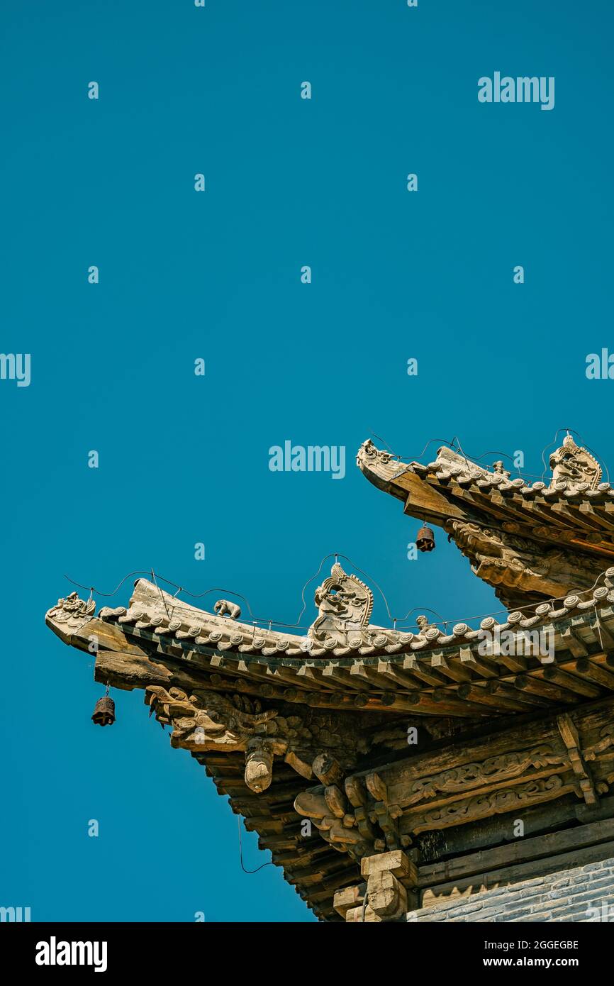 Detail view of a traditional Chinese architecture Stock Photo - Alamy