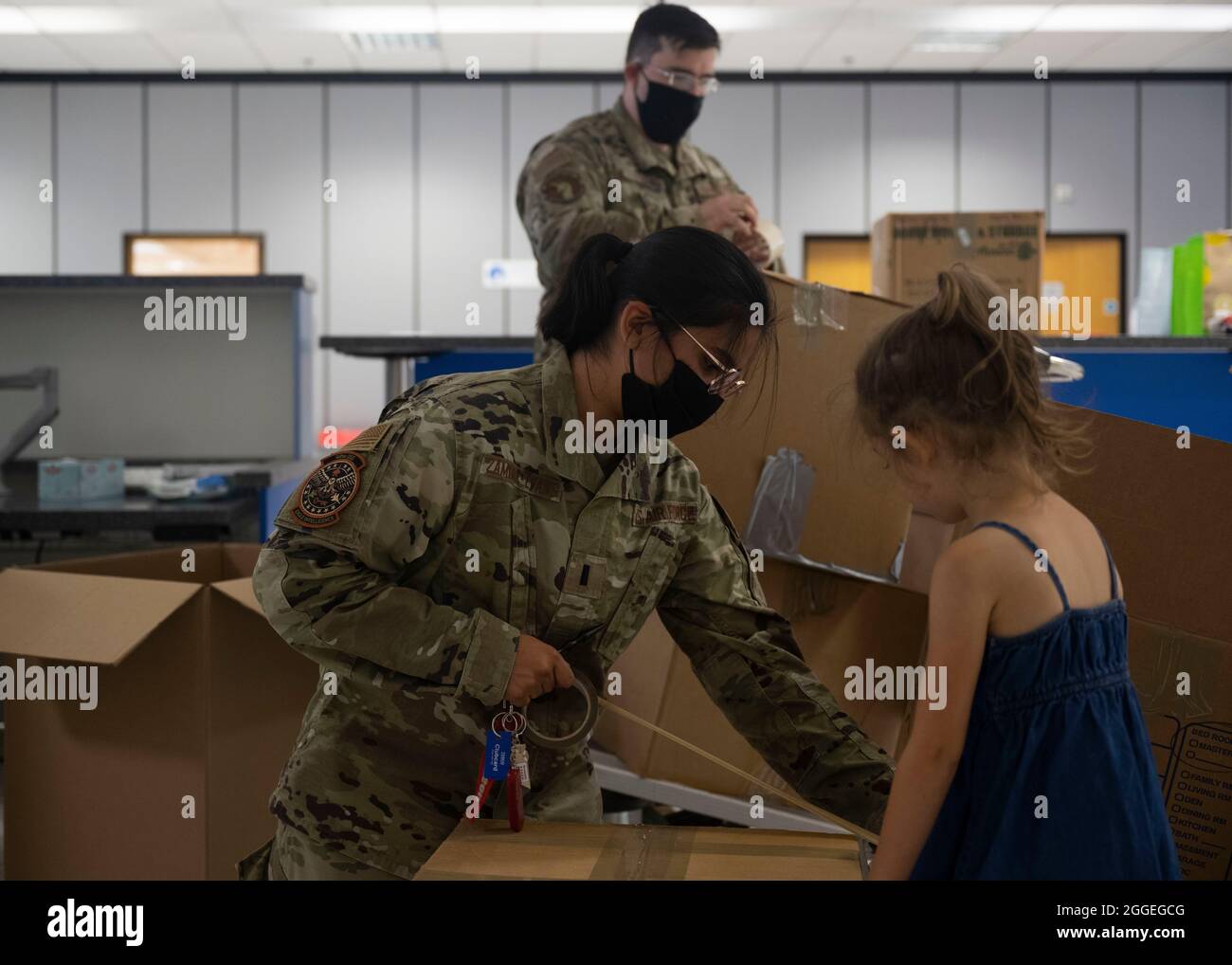 U.S. Air Force 1st Lt. Katherine Zamora-Evans, 48th Operations Support Squadron intelligence ...