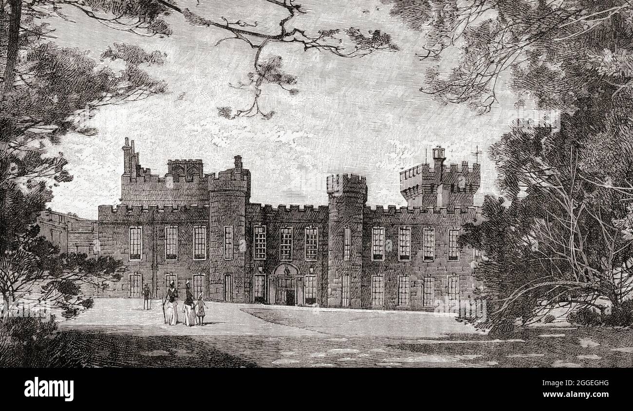 Knowsley Hall, near Liverpool, Metropolitan Borough of Knowsley ...